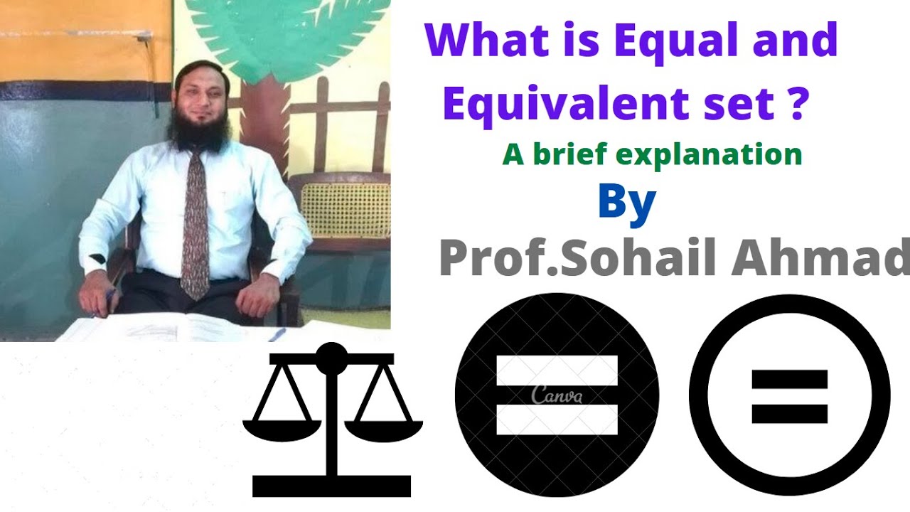 What is Equal And Equivalent Set ? | define equal and equivalent set ...