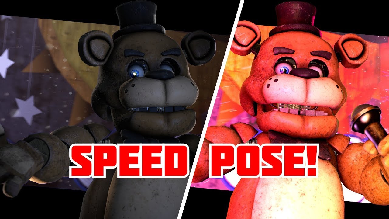 {Speed Pose!} Freddy Fazbear Day/Night [Ep 49] - YouTube