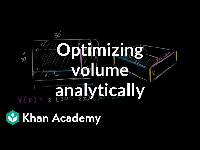 Optimization: box volume (Part 2) | Applications of derivatives | AP ...