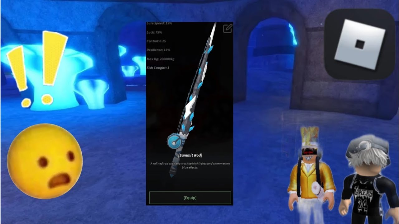 conseguimos la Summit Rod con mi mejor amigo en fisch Roblox (tutorial ...
