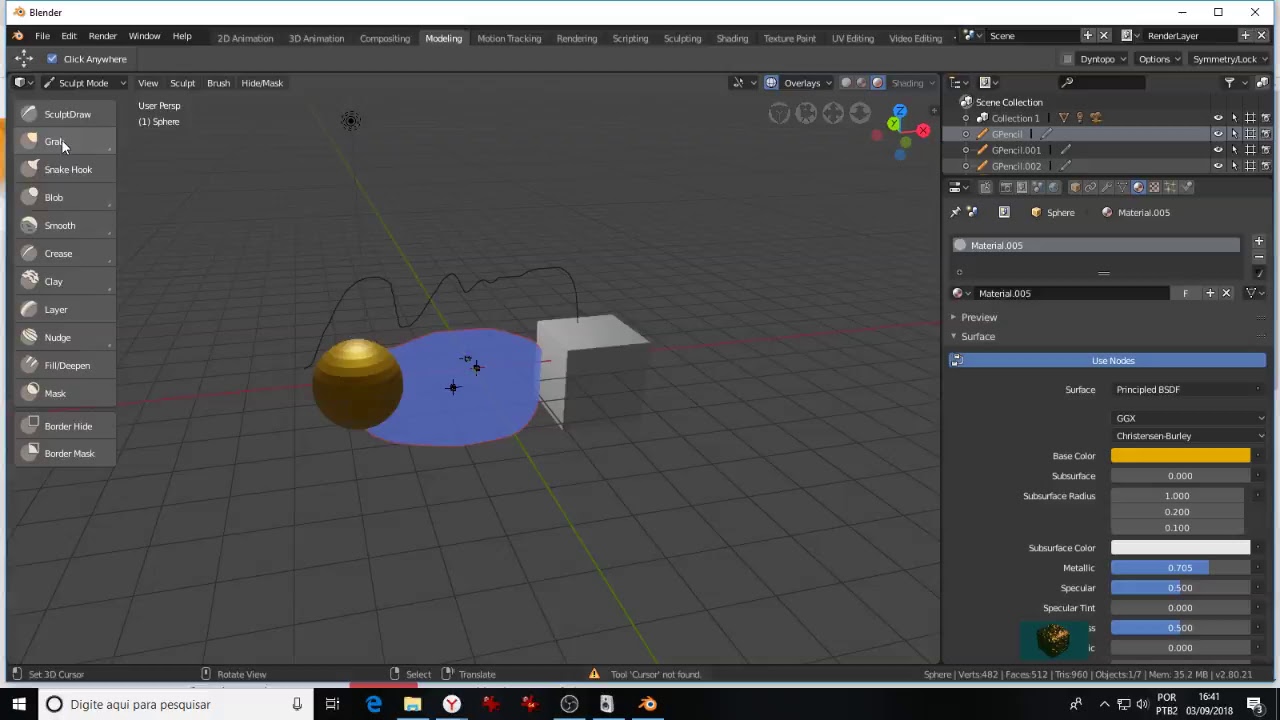 Blender 3D 2.8 alfa 2 tutorial aberração - YouTube