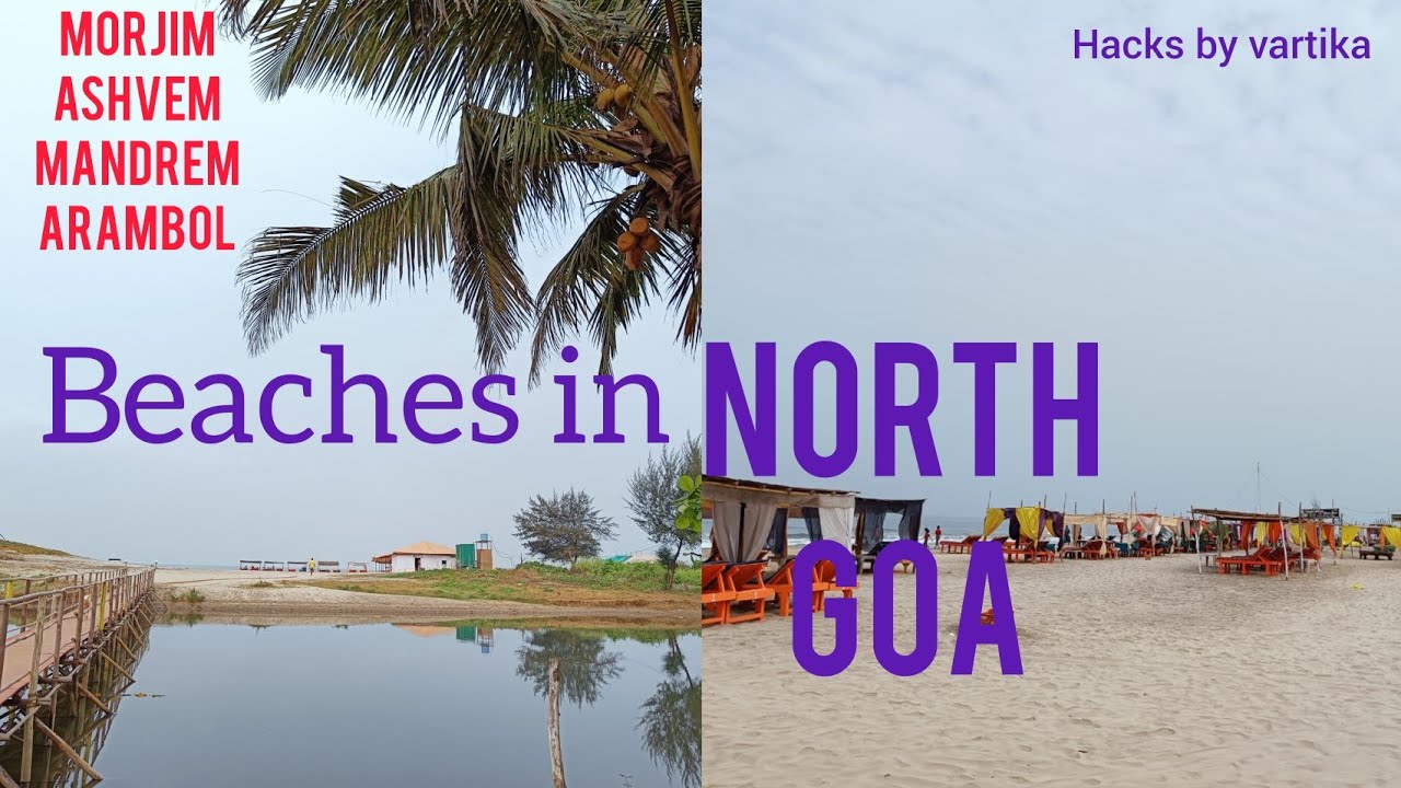 Beaches in north goa || goa beach || cleanest beach in goa 🏖🏖 - YouTube