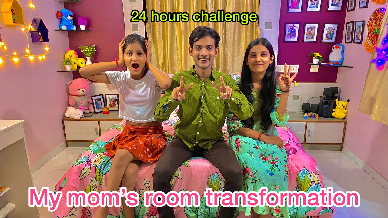 My mom’s room transformation challenge || aman dancer real - YouTube