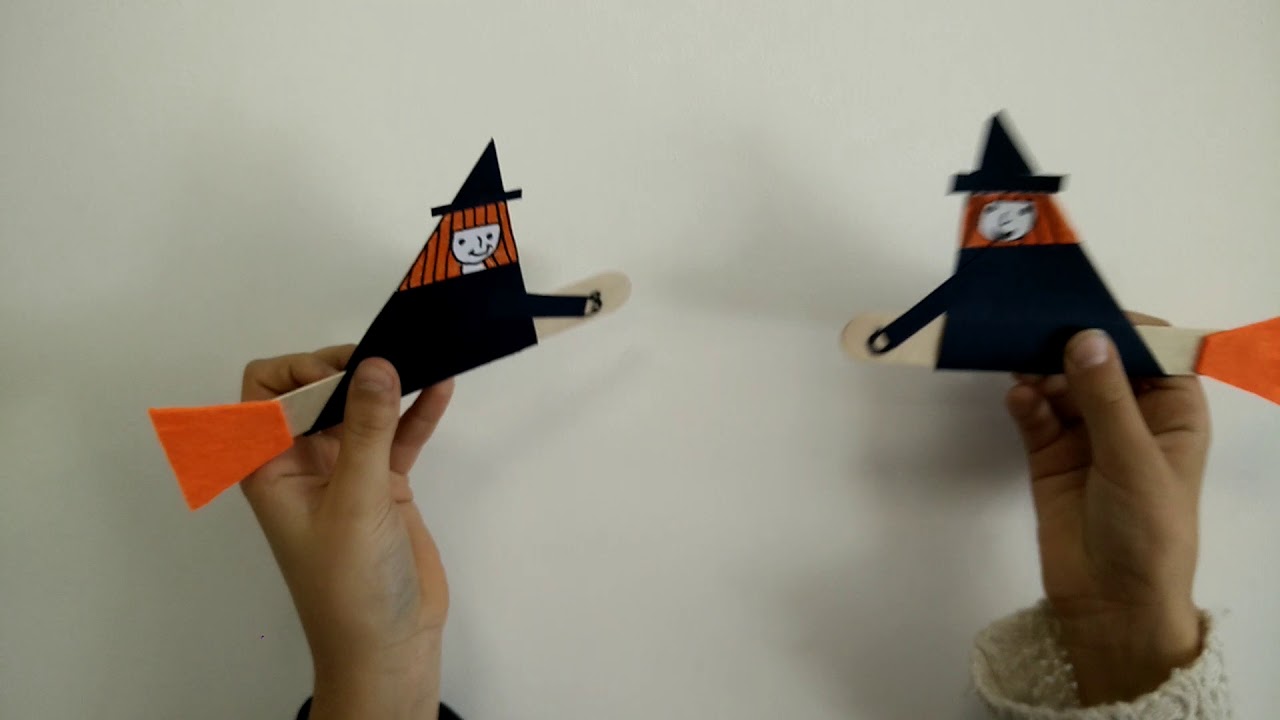 The Halloween Paper Witches - YouTube