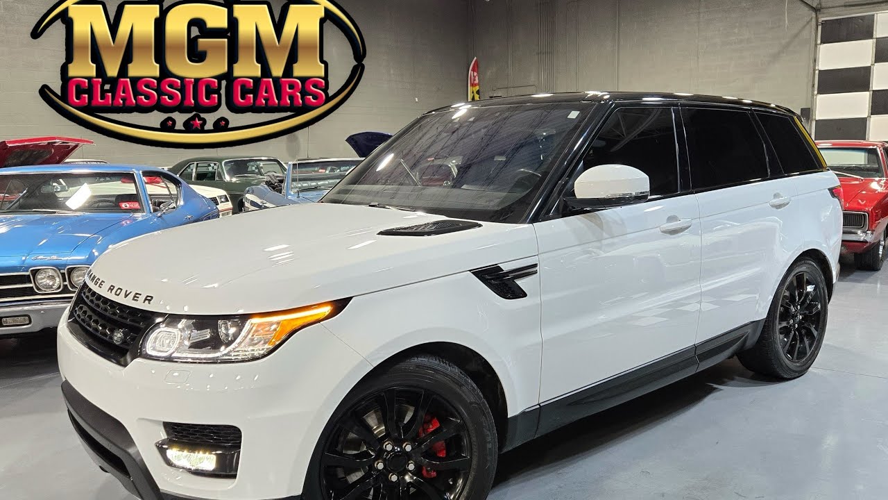 2017 Land Rover Range Rover Sport Supercharged Low Miles White Over ...