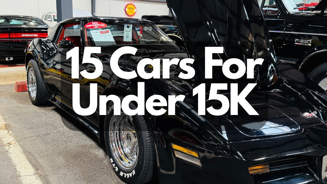 15 Classic Cars For Under $15,000 - YouTube