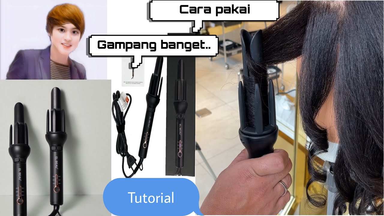 ELIBEAU AUTOMATIC HAIR CURLER| ALAT CURLY RAMBUT OTOMATIS | TUTORIAL ...