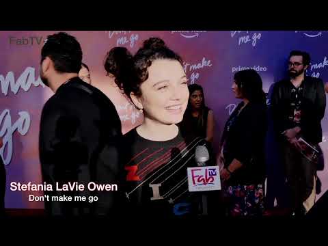 Stefania LaVie Owen arrives at the \