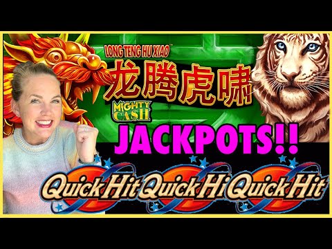 Jackpots on Mighty Cash- dragon cash- Quickhit. HIGH LIMIT - YouTube