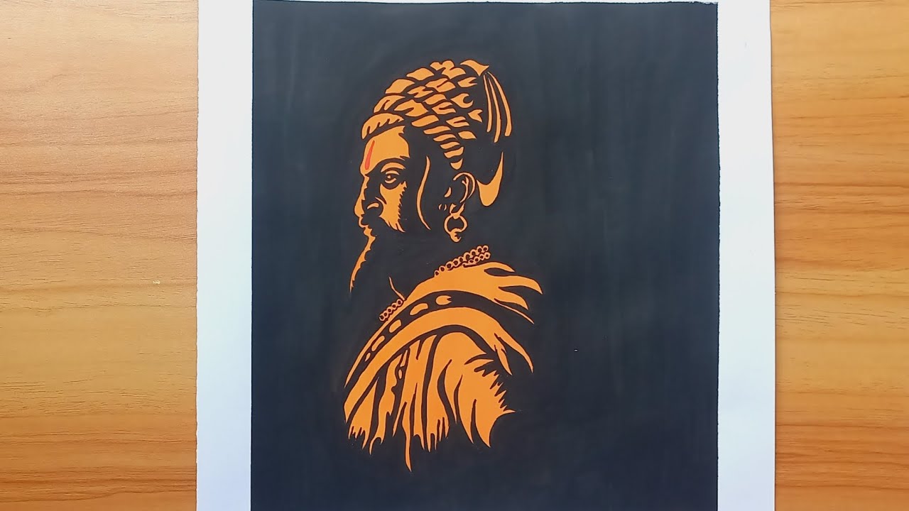 How to draw Chatrapati Shivaji Maharaj || Step by step Chatrpati ...