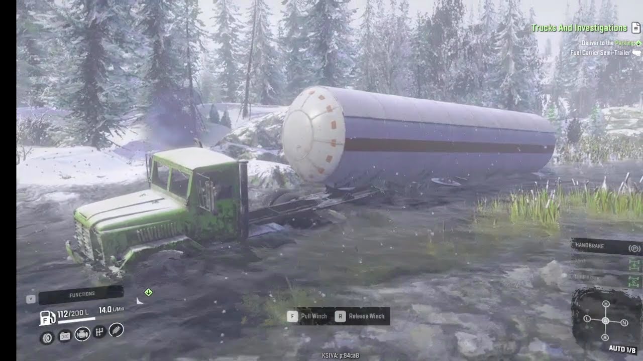 Trucks And investigations (long Long Fuel tank) - SnowRunner - YouTube