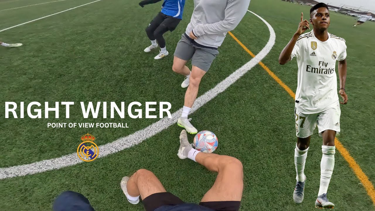RIGHT WINGER POINT OF VIEW FOOTBALL I POV FOOTBALL - YouTube