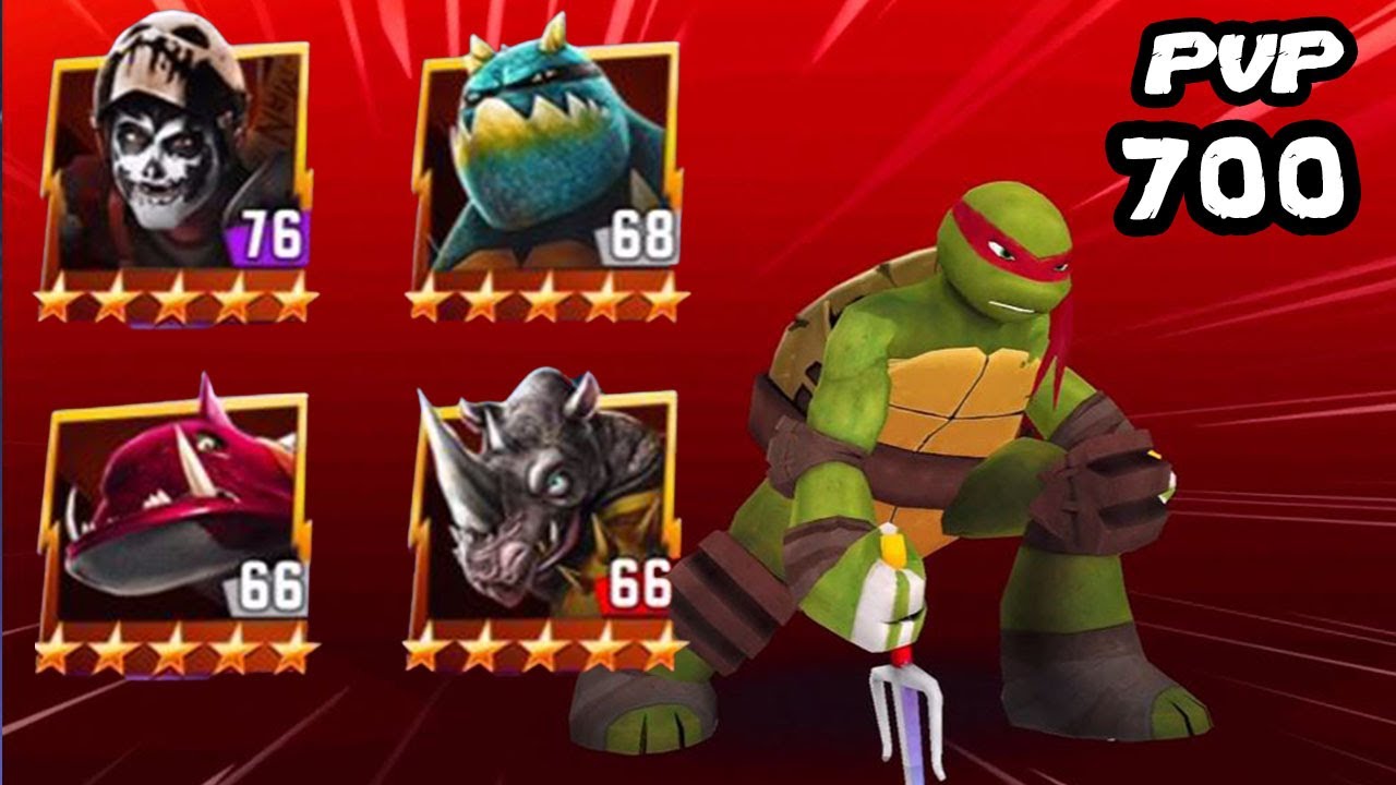 TMNT Legends PVP 700 (Raphael, Casey Jones, Slash, Fish Face ...