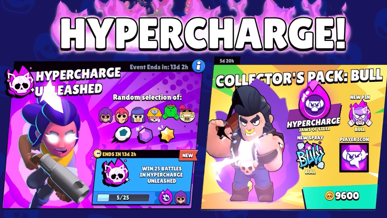 HYPERCHARGE 🤯☄️ 2 NOUVEAUX BRAWLERS PEAL et CHUCK !! - YouTube