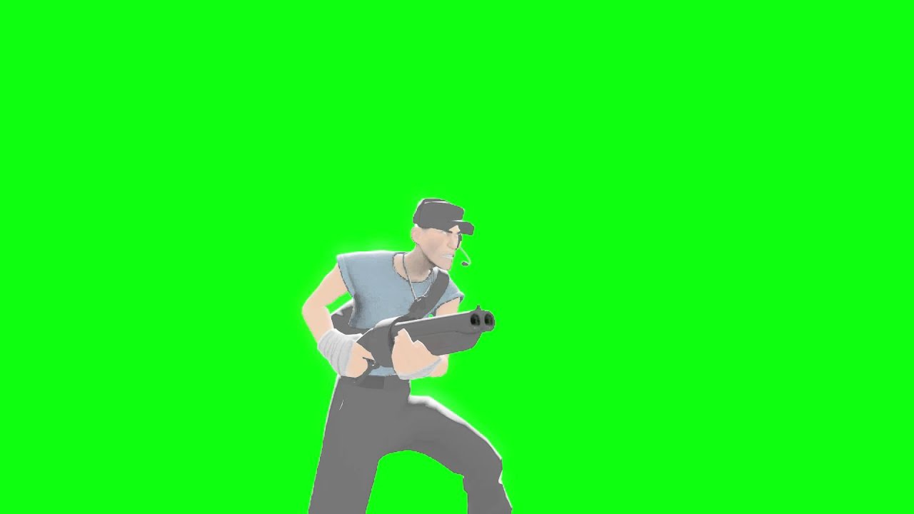 Greenscreen Team Fortress Scout HD - YouTube