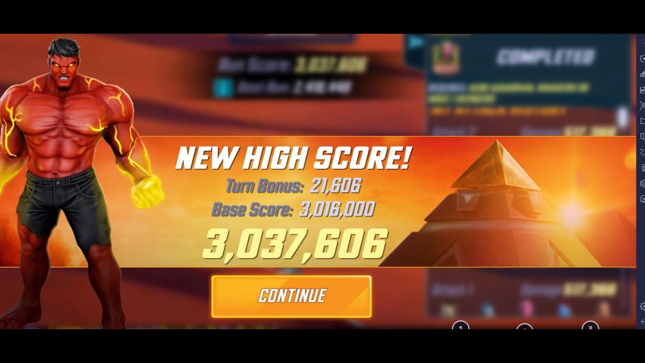 What scourges to pick for a score over 3m on the Red Hulk Event marvel ...