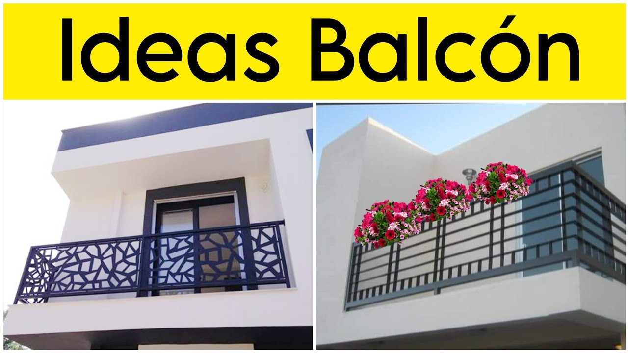 Ideas BARANDALES MODERNOS PARA BALCÓN | barandas de herrería - YouTube