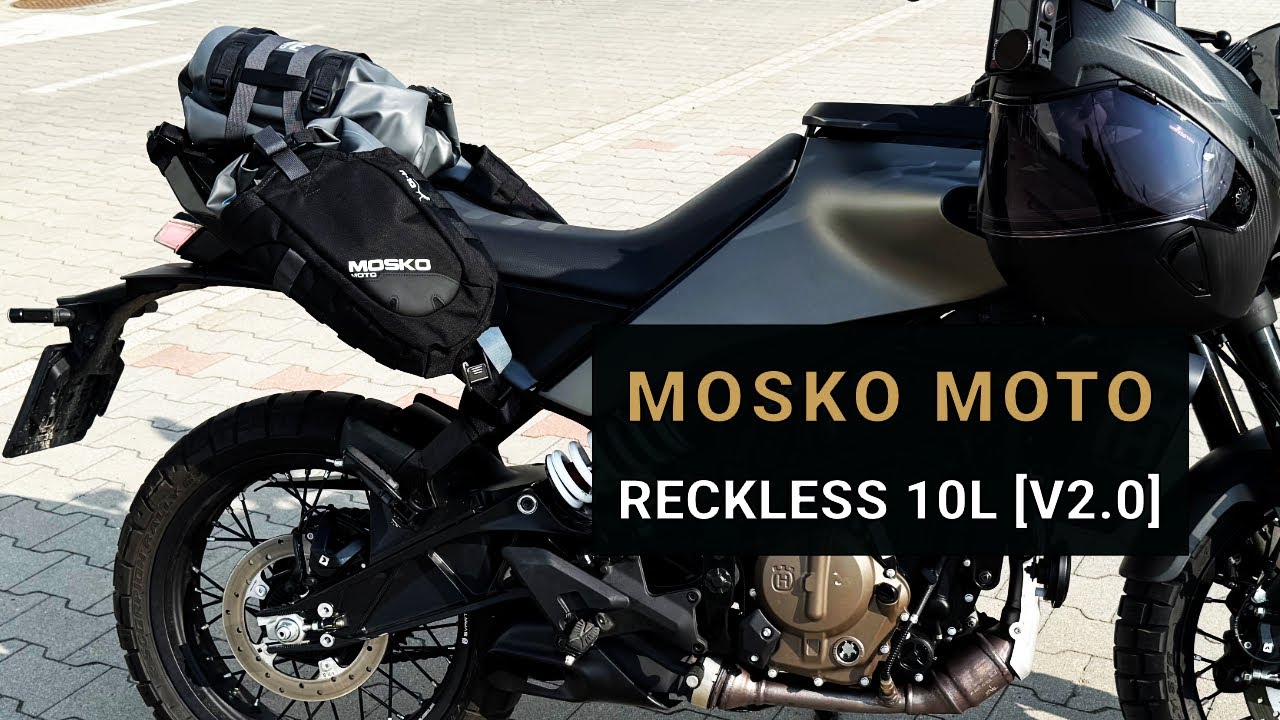 Sakwy Mosko Moto RECKLESS 10 10L [V2.0] wraz z STINGER 8 8L TAILBAG ...
