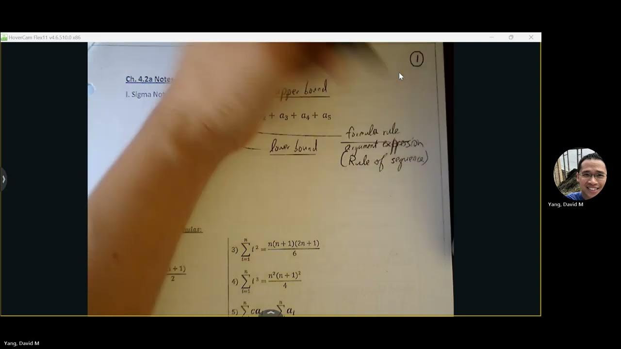 AB Calc 4.2a Sigma Notation - YouTube