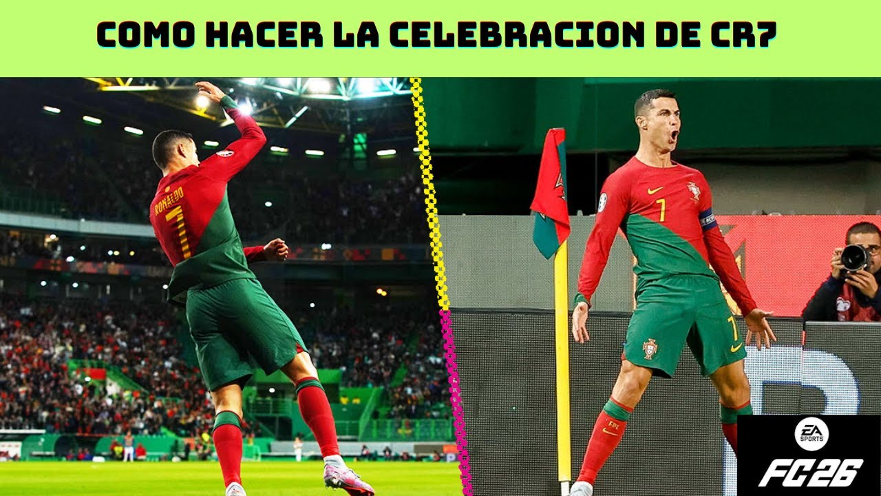 COMO HACER LA CELEBRACION DE CRISTIANO RONALDO SIUU en FC 26 - YouTube