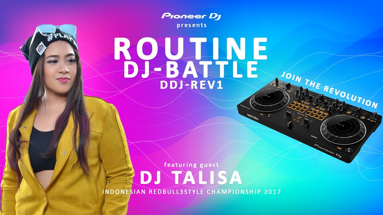 DJ Battle Routine with DDJ-REV1 Pioneer DJ Controller - YouTube
