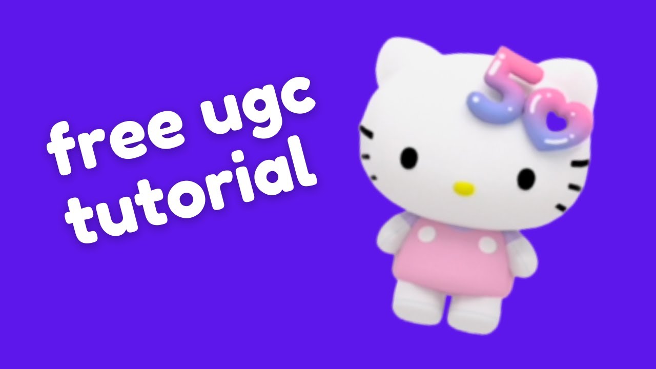 hello kitty backpack free ugc tutorial! 2024 [hello kitty cafe roblox ...