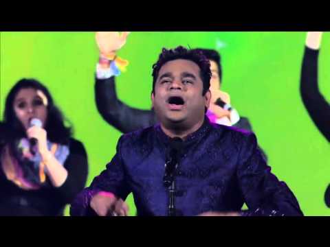 A. R. Rahman playing music Jai Ho (song), without instruments. An unbelievable concert at CES 2016