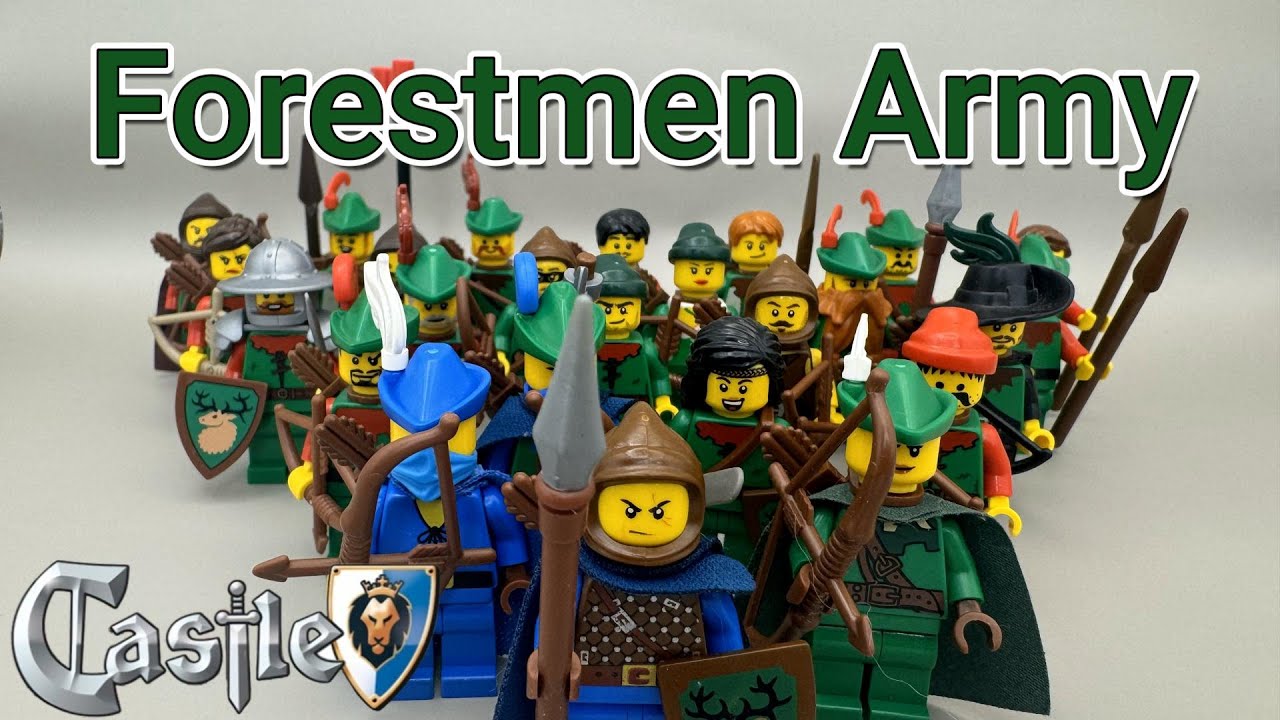 Forestmen Army Showcase Lego Castle - YouTube