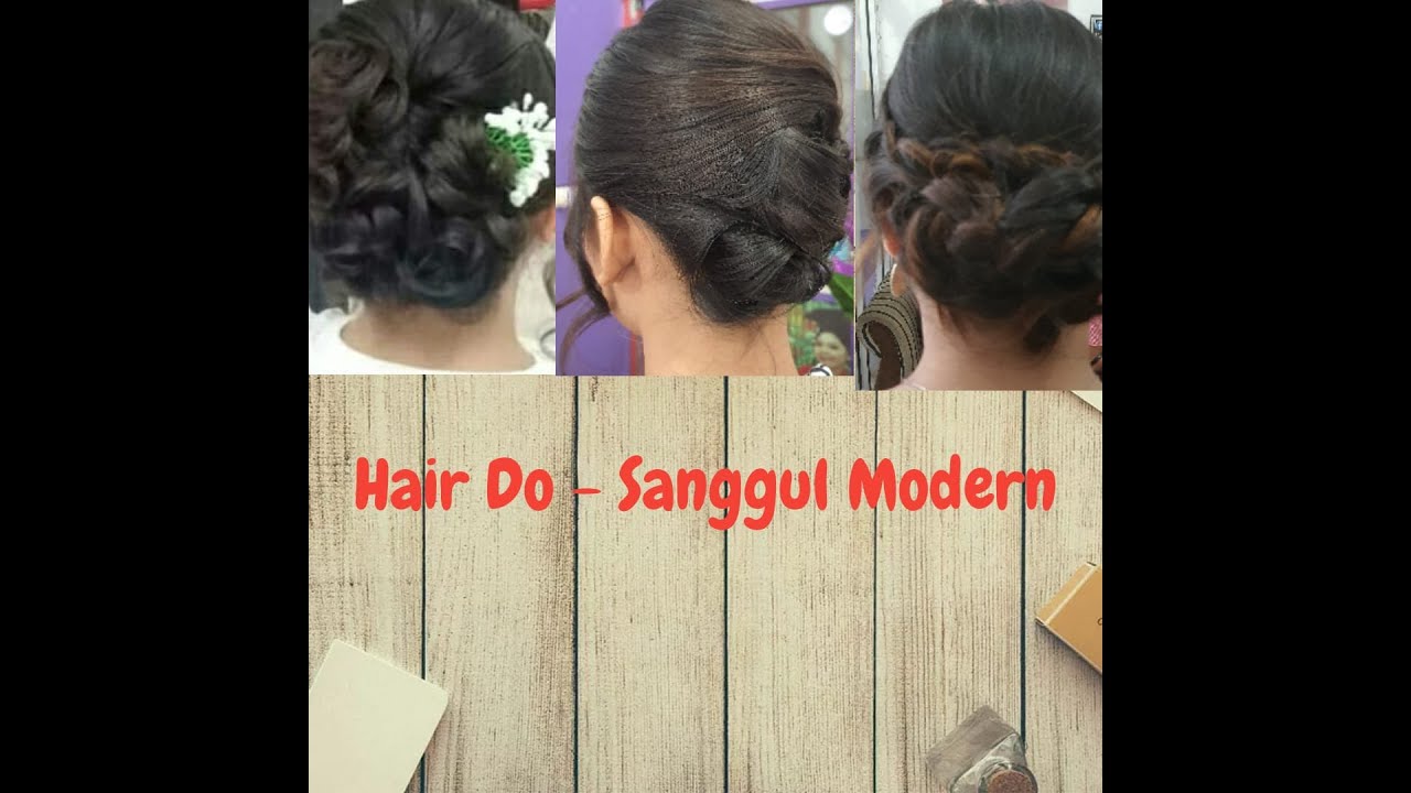 Tutorial Hairdo Sanggul Modern | Prewedding Hair Style untuk Pemula ...