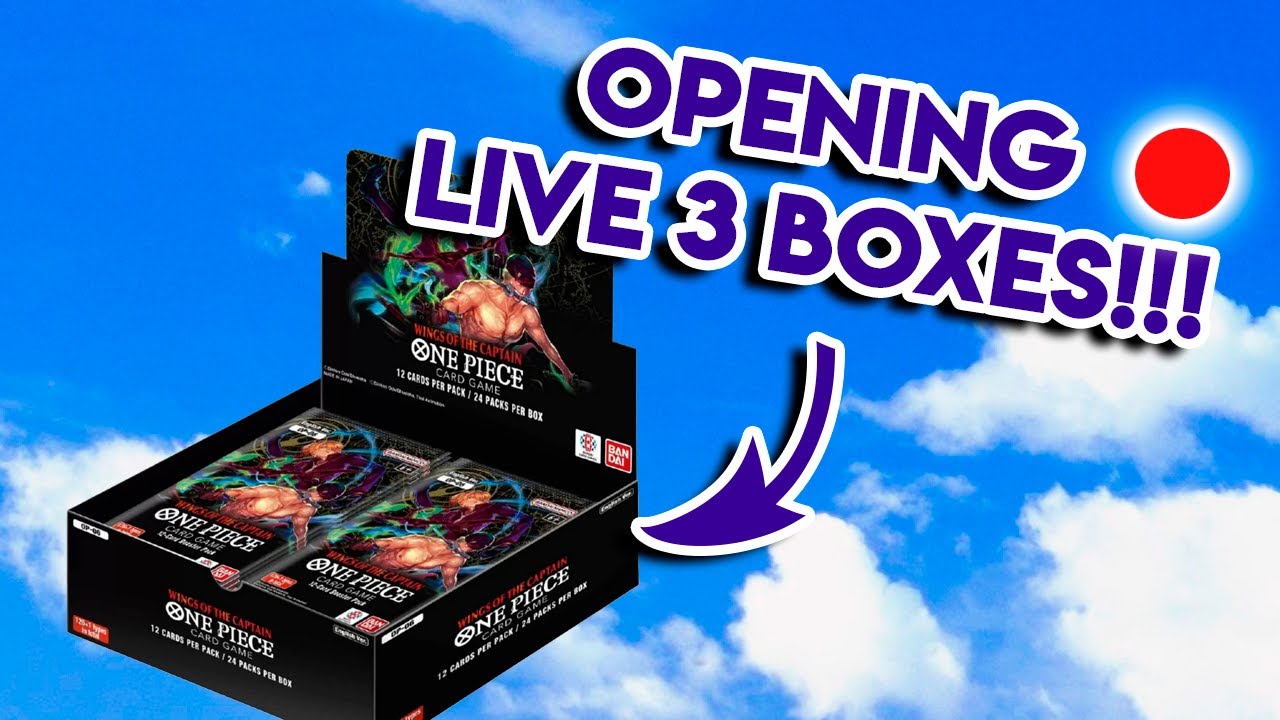 OPENING LIVE 3 BOXES of OP06 Wings Of The Captain!!! - YouTube