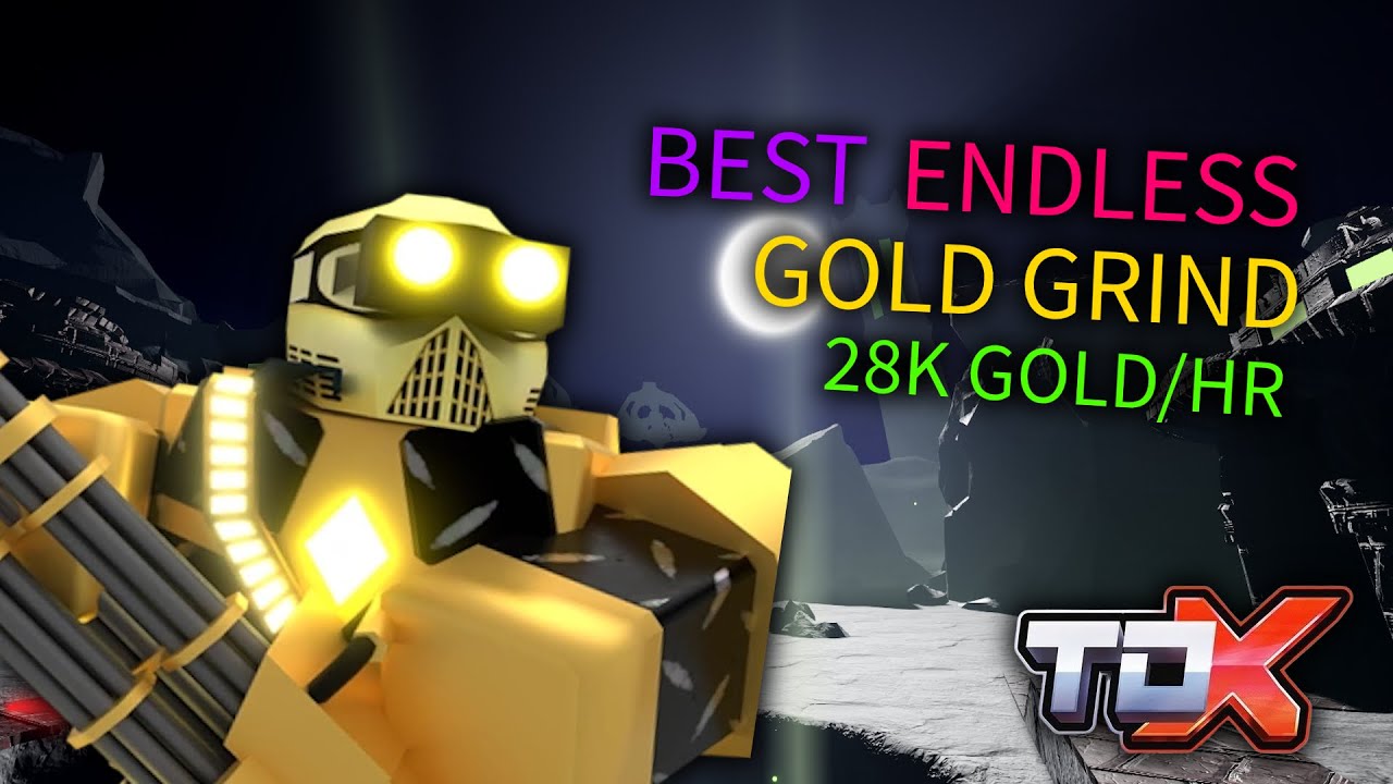 FASTEST ENDLESS GOLD GRIND STRATEGY IN TOWER DEFENSE X! (28K GOLD/HOUR ...