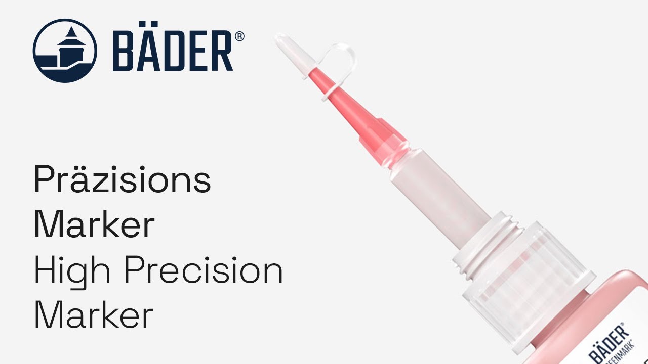 Präzisions-Marker - High Precision Marker | Bäder® - YouTube