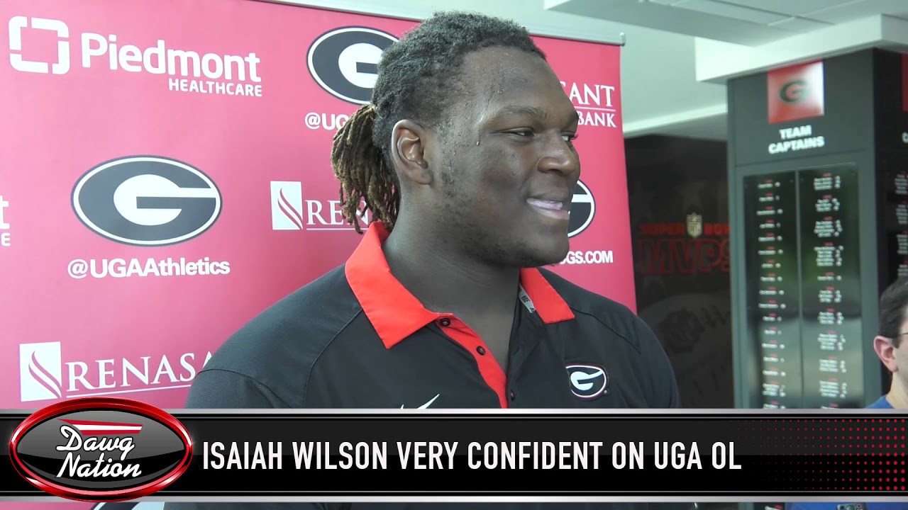 Isaiah Wilson raves about Georgia offensive line - front door christmas ...