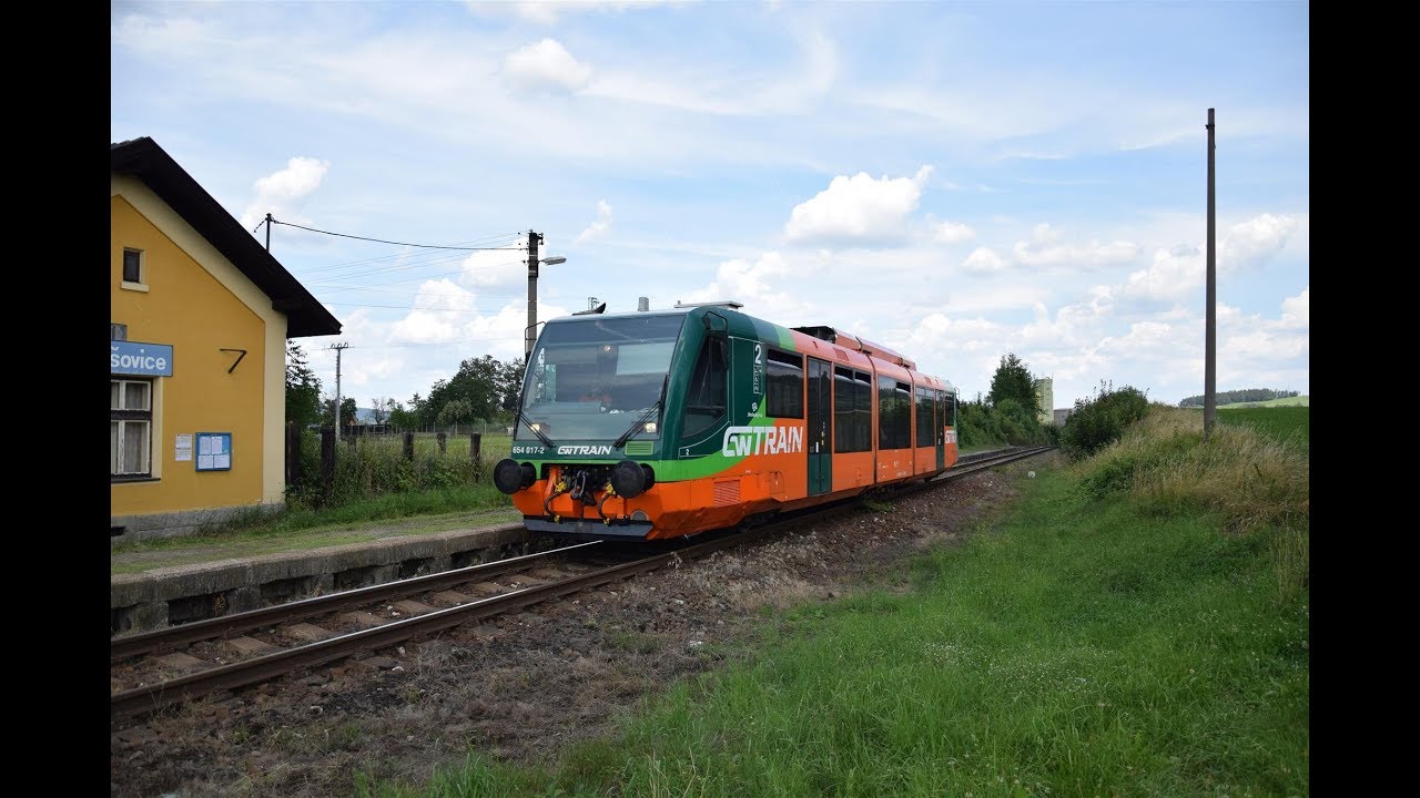 GW Train Regio a.s. a Šumavské lokálky-2.7-7.7.2018 - YouTube