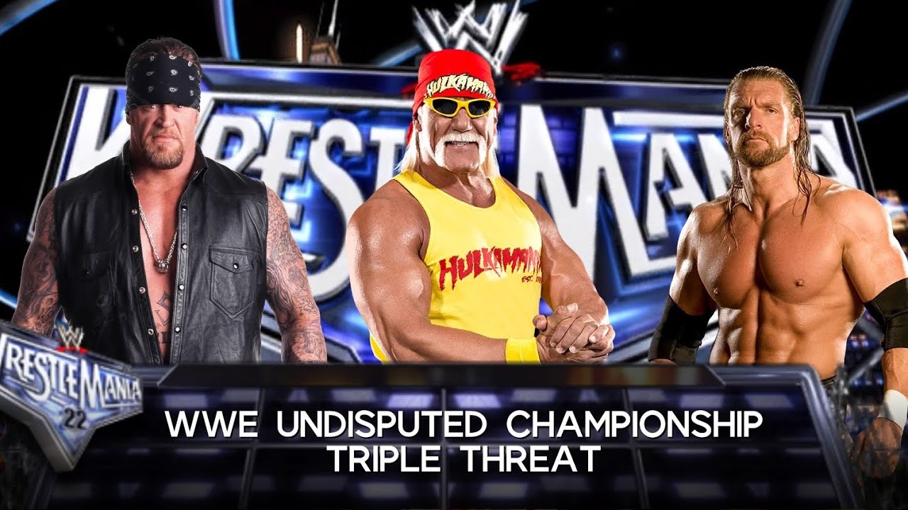 The Undertaker vs. Triple H vs. Hulk Hogan - WWE Undisputed ...