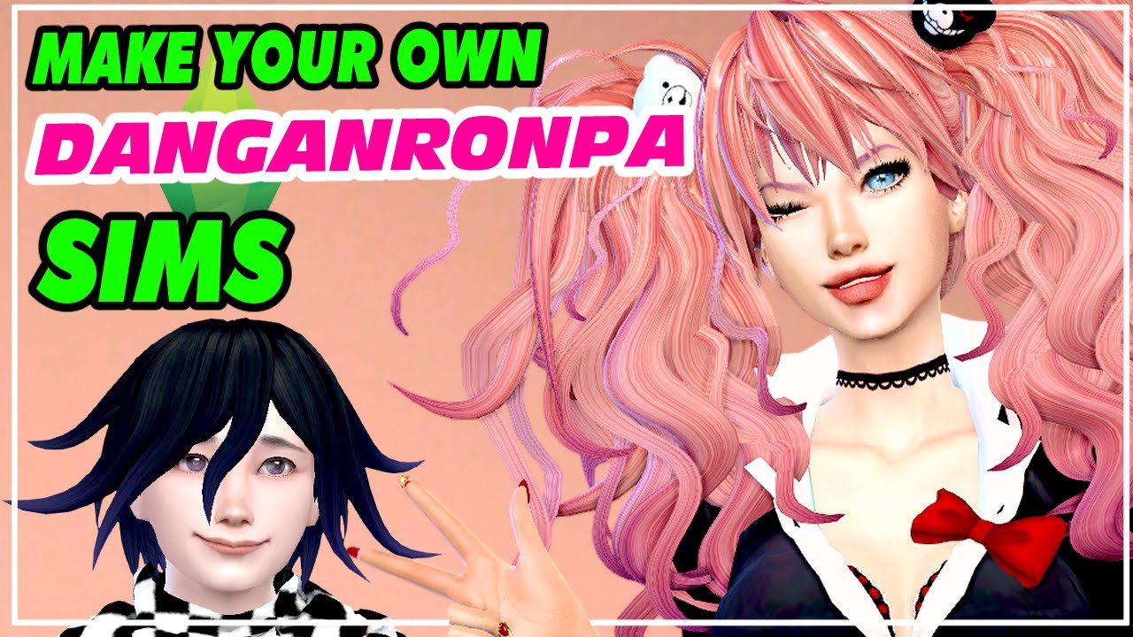 Danganronpa Sims 4 CC SHOPPING (Links Included) - YouTube