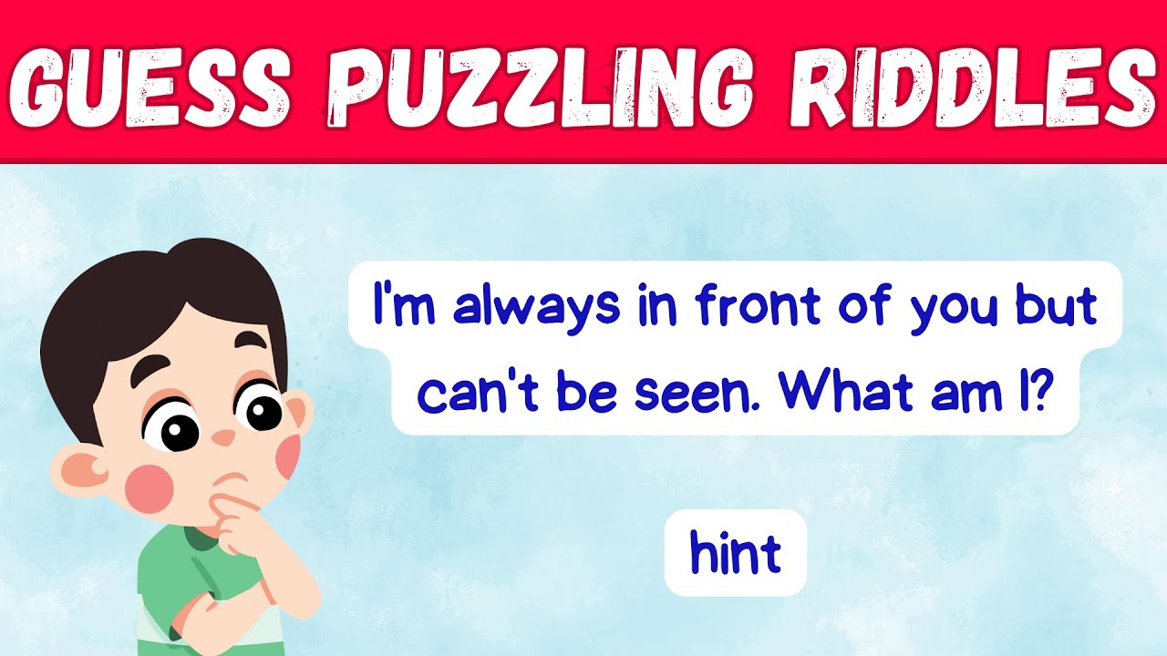 30 Puzzling Riddles for Kids: Let's Giggle and Guess! - YouTube