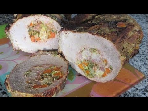 Capón o Muchacho Relleno Colombiano | Stuffed Eye-of-Round Roast - YouTube