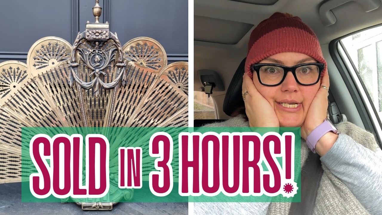My Antique Booth Item SOLD in 3 Hours! Side Hustle Reality - YouTube