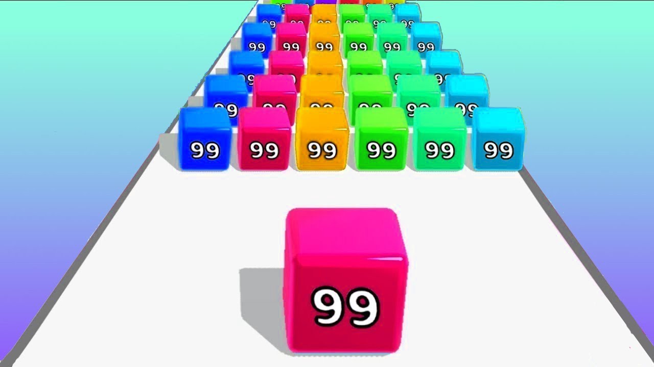 Satisfying Mobile Games UP LEVEL Playing 9999 Tiktok Video Jelly Run ...