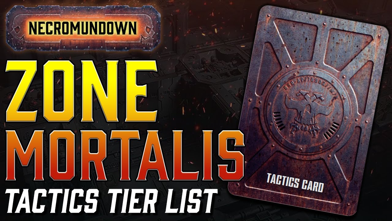 Zone Mortalis Tactics Tier List - Necromundown - YouTube
