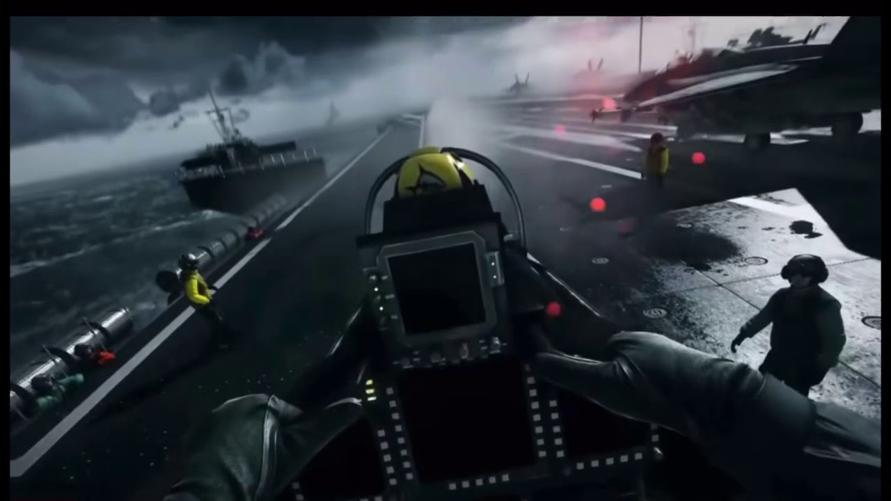BF3 Jet pilot mission with theme music - YouTube