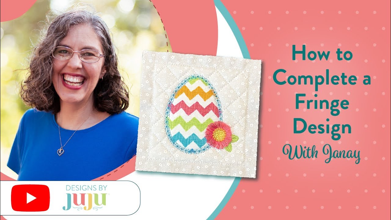 How to Complete a Fringe Design | Designs by JuJu - YouTube