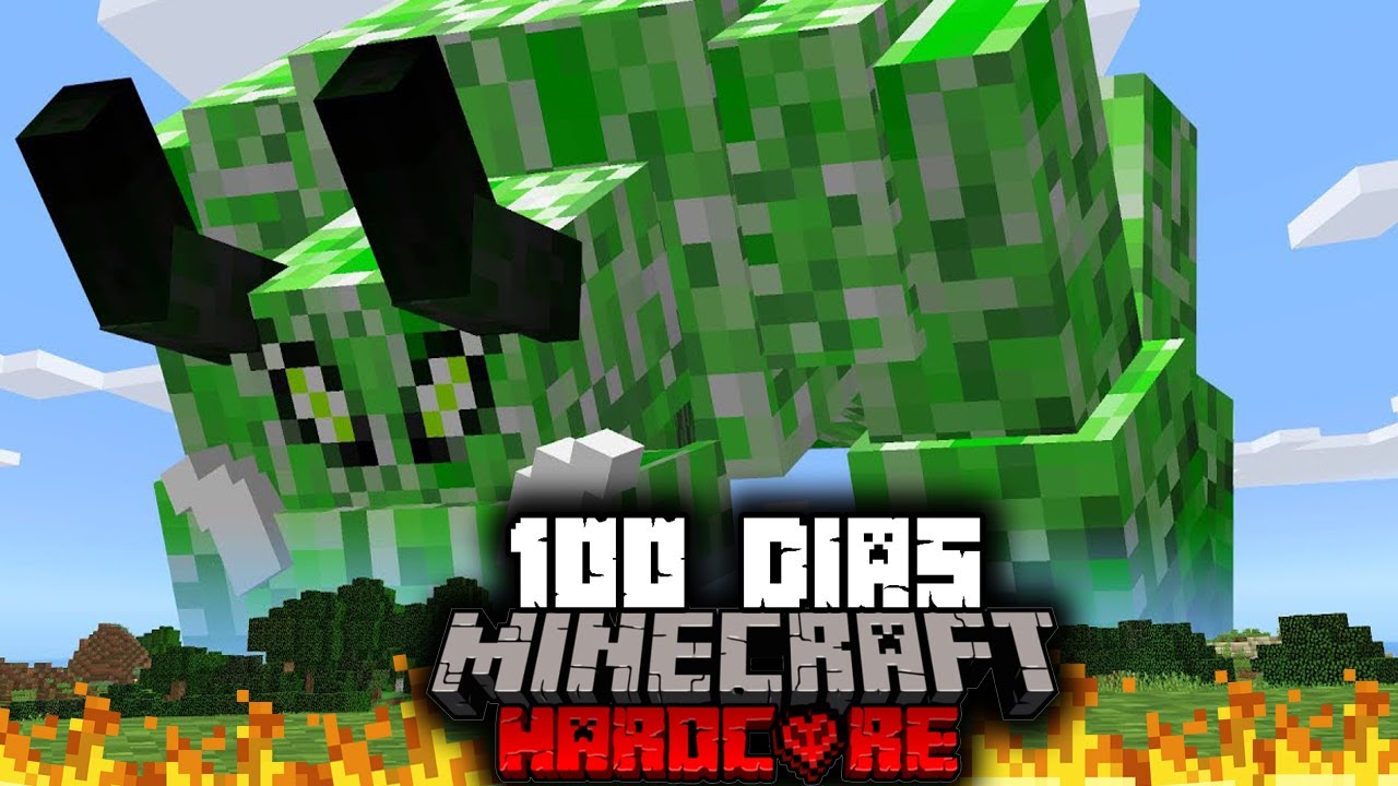 🟥Sobreviví 100 Días en un APOCALIPSIS de CREEPER en Minecraft HARDCORE ...
