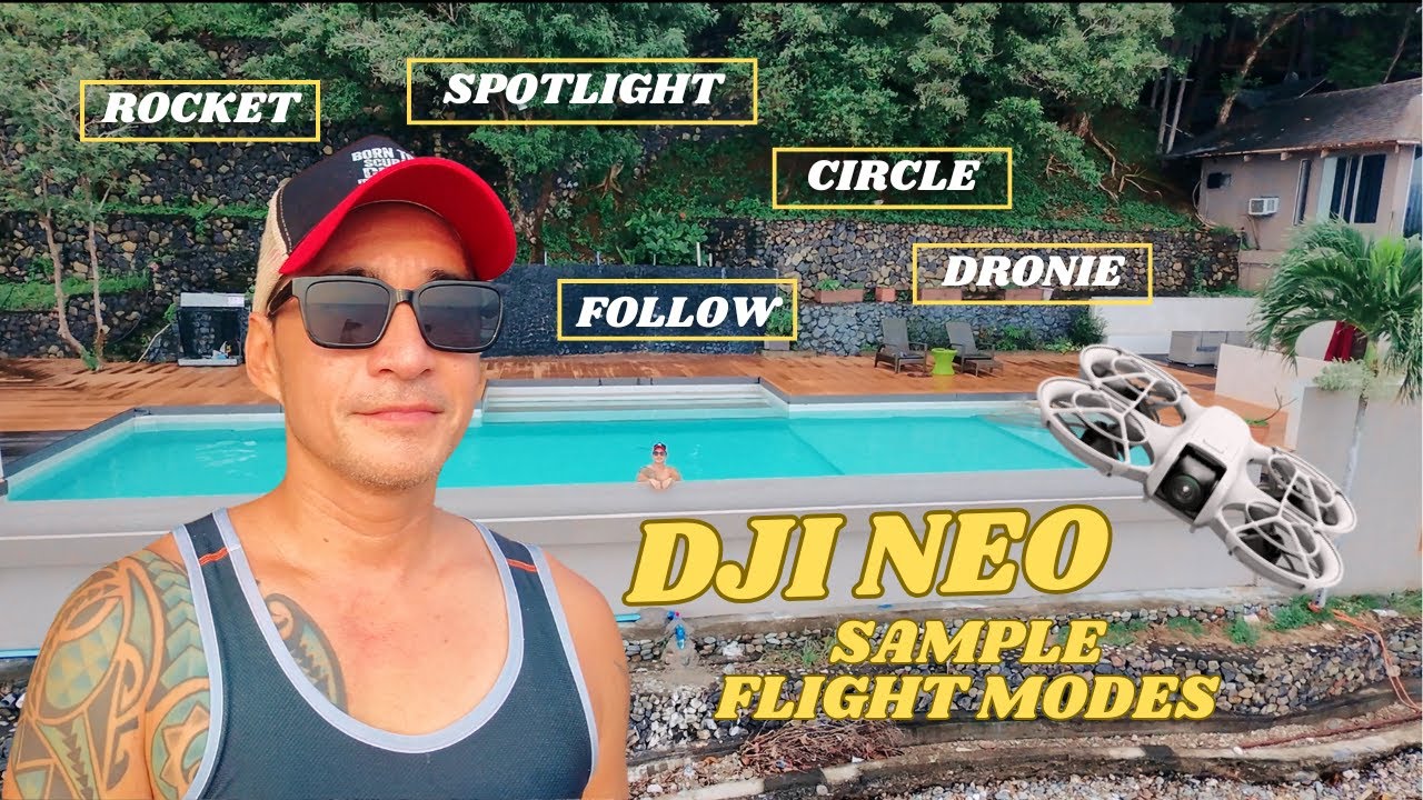 DJI Neo Drone Sample Flight Modes | Follow/Spotlight/Dronie/Circle ...