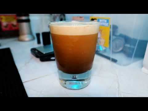 Frothed Americano - Aerocano with La Pavoni