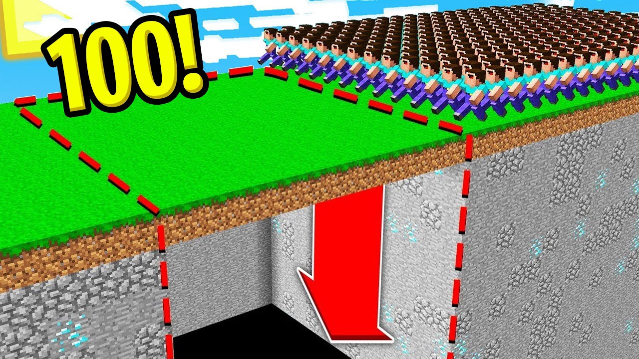 100 PLAYER CONTRO LA DEATHRUN IMPOSSIBILE ! - YouTube