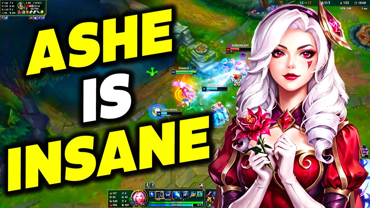 THE MOST FUN ADC TO KITE! - Adc Ashe Build | Bot Lane Ashe Guide - YouTube