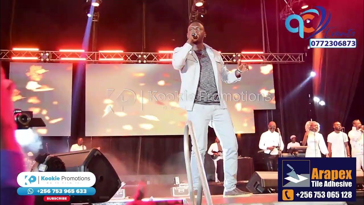 Pr Wilson Bugembe Performs at Levixone's Mbeera Concert at Kololo - YouTube
