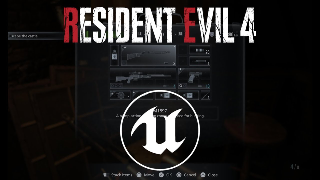 Unreal Engine 5 | Resident Evil style inventory - YouTube